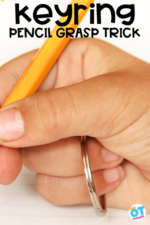 Keyring Pencil Grasp Trick - The OT Toolbox