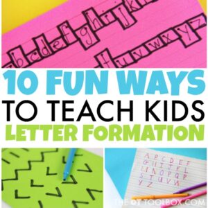 Letter Formation Activities and Tools That Work - The OT Toolbox