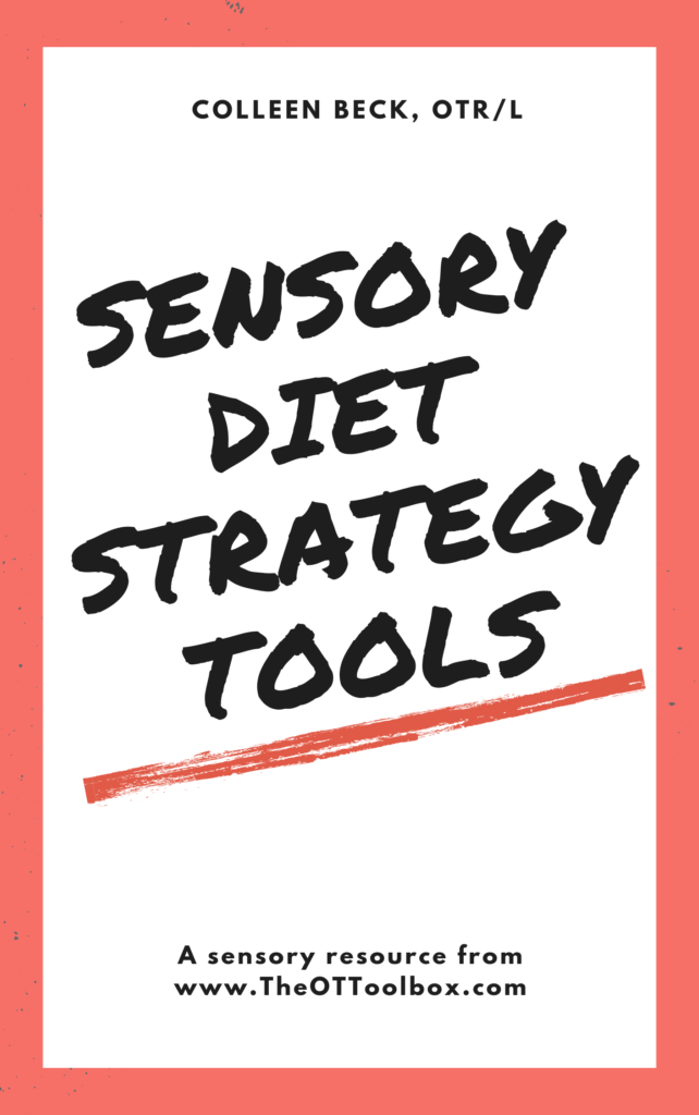 The Sensory Lifestyle Handbook Printable Workbook Pages - The OT Toolbox
