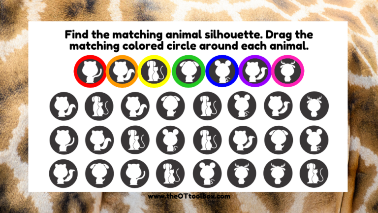 Free Therapy Slide Deck- Animal Visual Perception - The OT Toolbox