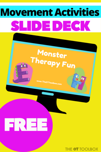 Movement Activities Monster OT Slides - The OT Toolbox