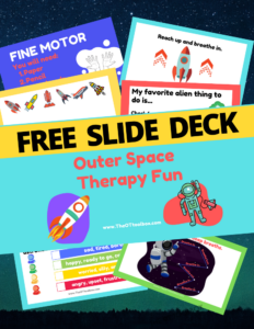 Space Theme Activities Therapy Slide Deck - The OT Toolbox
