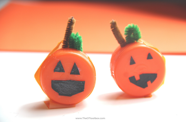 Pumpkin Craft to Build Fine Motor SKills - The OT Toolbox