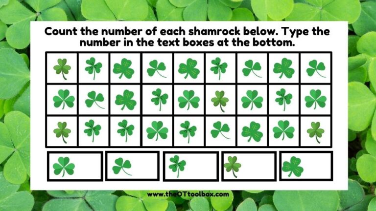 Shamrock Theme Visual Perception Slide Deck - The OT Toolbox