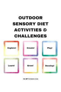 Outdoor Sensory Diet Activity Cards - The OT Toolbox