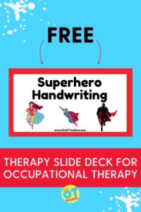 Superhero writing - The OT Toolbox