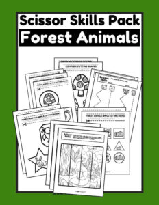 Woodland Animals Scissor Skills Pack - The OT Toolbox