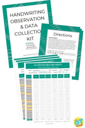 Handwriting Observations and Data Collection Kit - The OT Toolbox