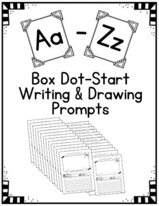 A-Z Dot Start Writing and Drawing Prompts - The OT Toolbox