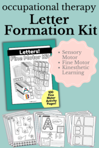 Letters Fine Motor Kit - The OT Toolbox