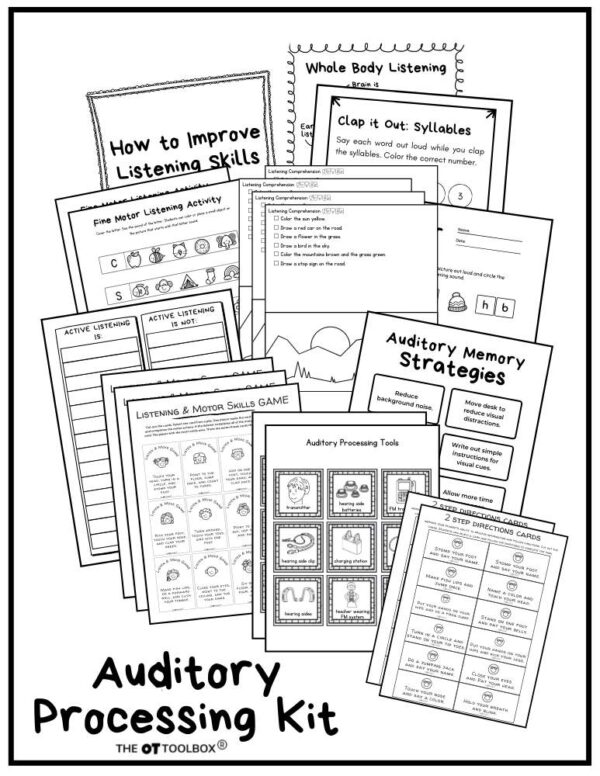 Auditory Processing Activities The OT Toolbox Auditory Processing Activities The OT Toolbox