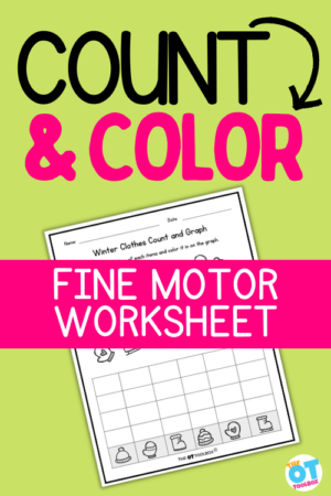 Count and Color Worksheet - The OT Toolbox
