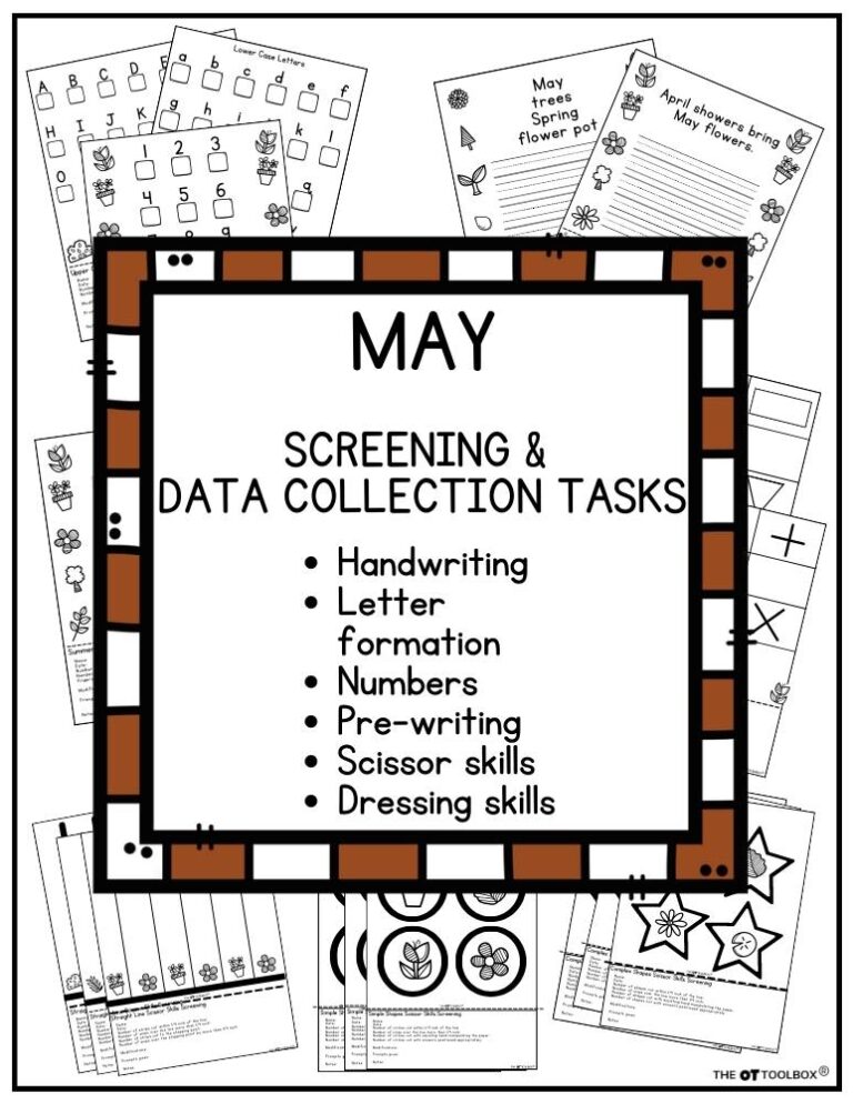 Yearlong Fine Motor Planning & Data Collection Bundle - The OT Toolbox