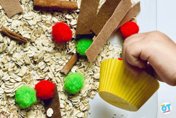 Apple Pie Sensory Bin - The OT Toolbox