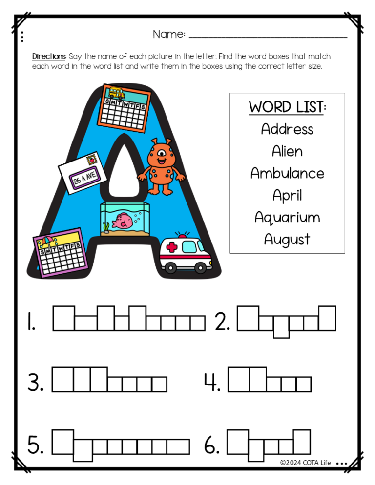 NEW! A-Z Handwriting Sheets - The OT Toolbox