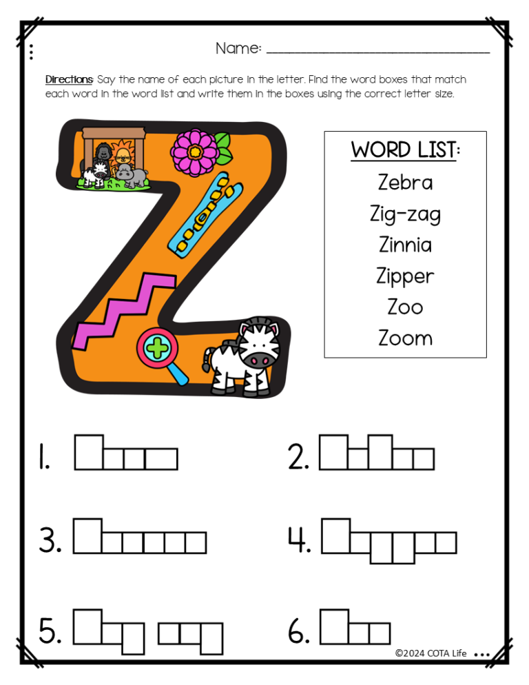 NEW! A-Z Handwriting Sheets - The OT Toolbox