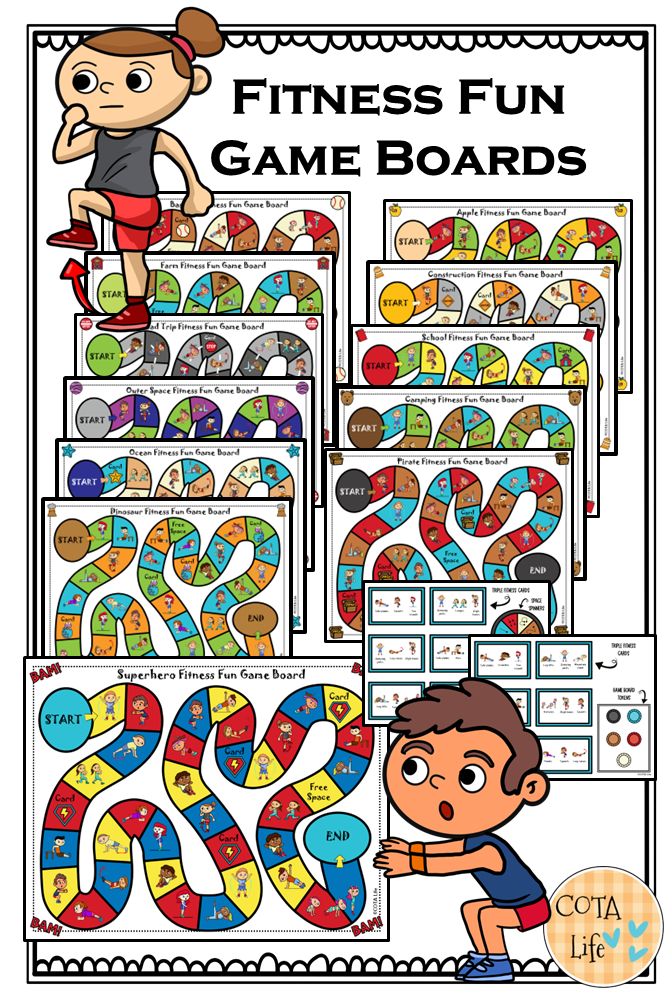 Fitness Fun Game Boards - The OT Toolbox