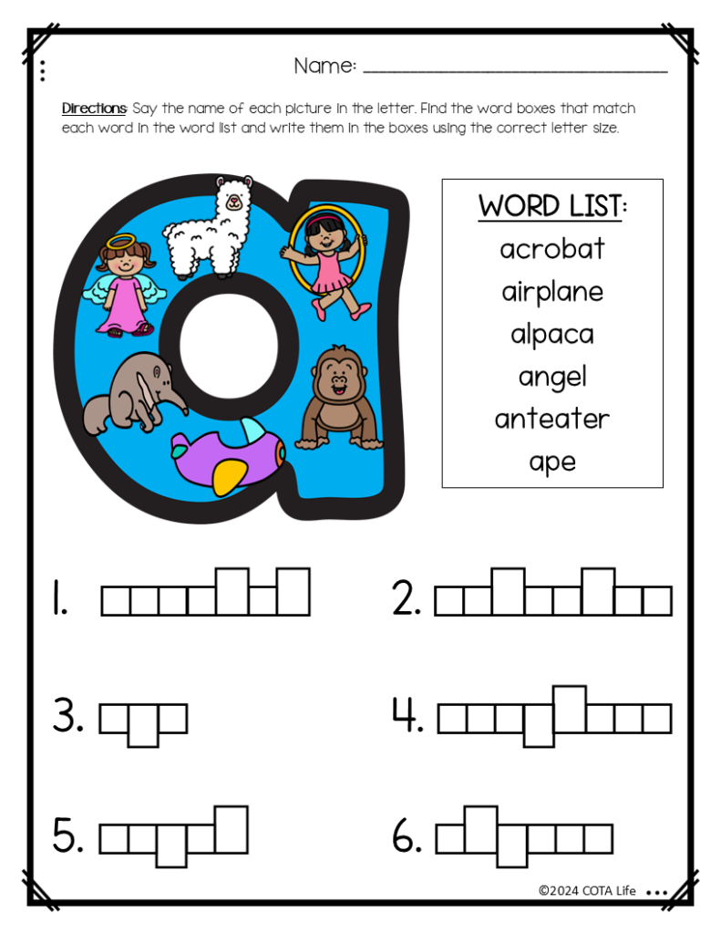 NEW! a-z Handwriting Sheets - Series 1 - The OT Toolbox
