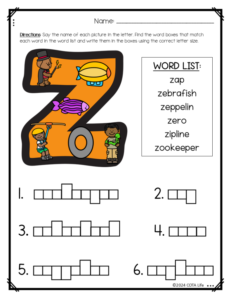 NEW! a-z Handwriting Sheets - Series 1 - The OT Toolbox