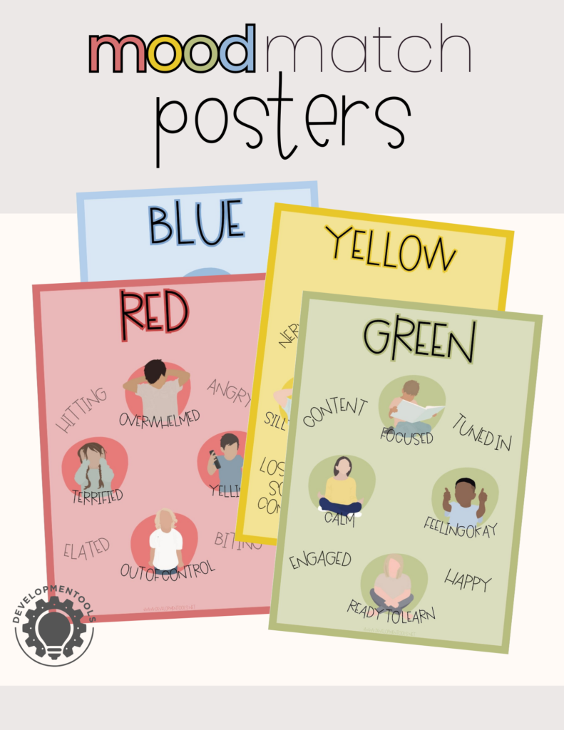 Mood Match Self Regulation Posters - The OT Toolbox