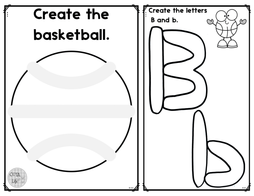 A-Z Alphabet Playdough Mats - The OT Toolbox