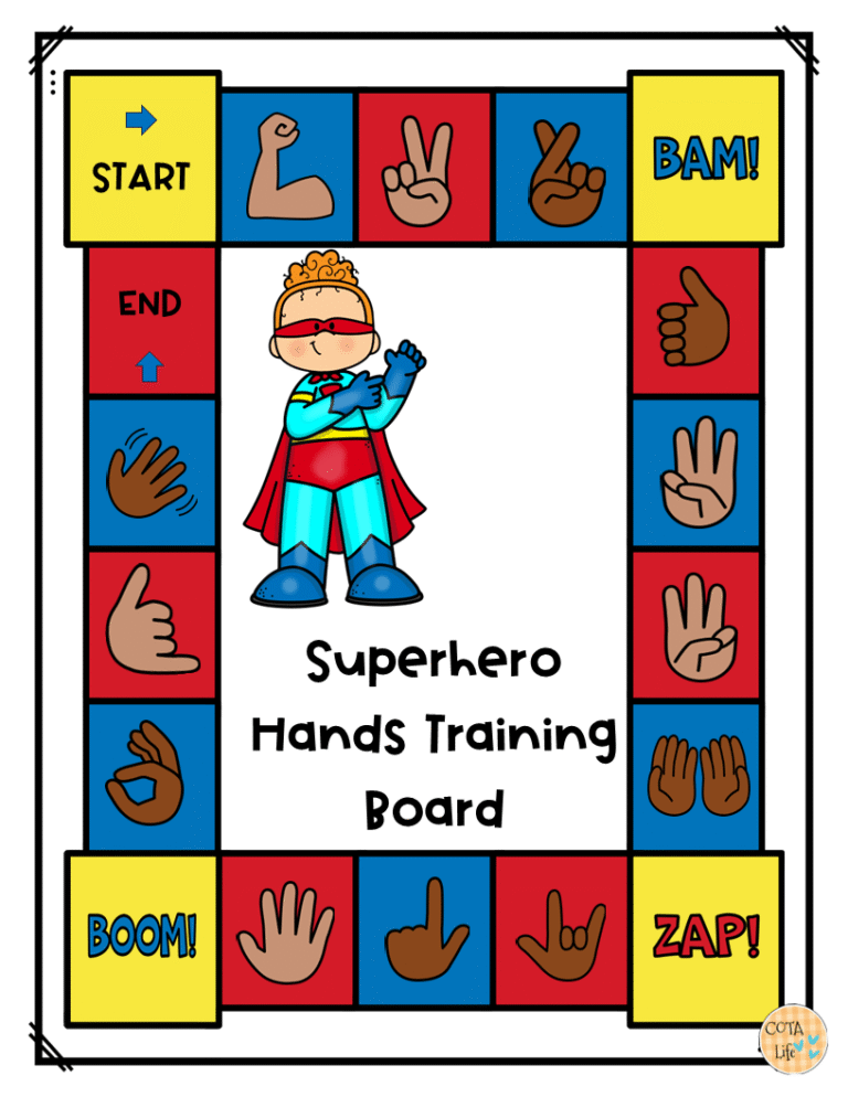 Superhero Multi Skills Training Packet - The OT Toolbox