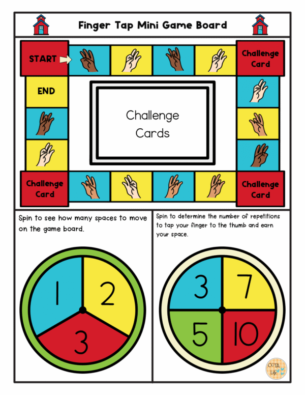 Finger Tap Mini Board Games - The OT Toolbox