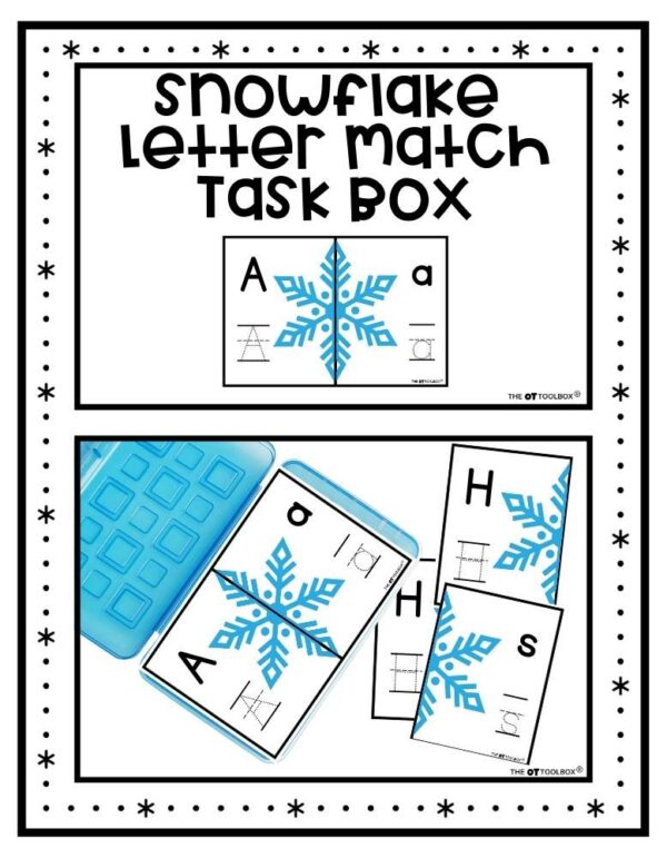 Winter Fine Motor Task Boxes- Printable Set - The OT Toolbox