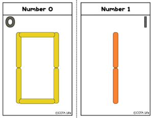 Craft Stick Letter, Number & Shape Cards - The OT Toolbox