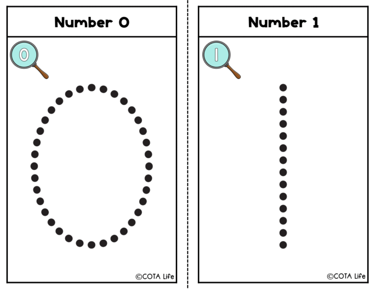 Push Pin Letter, Number & Shape Cards - The OT Toolbox