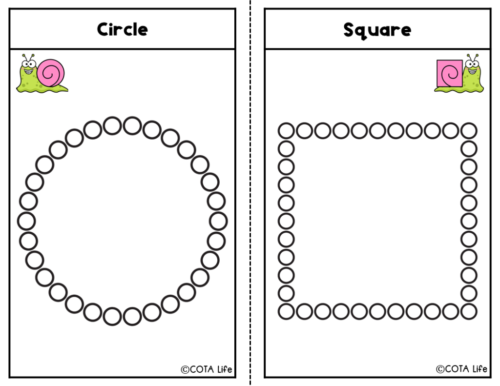Cotton Swab Letter, Number, and Shape Cards - The OT Toolbox