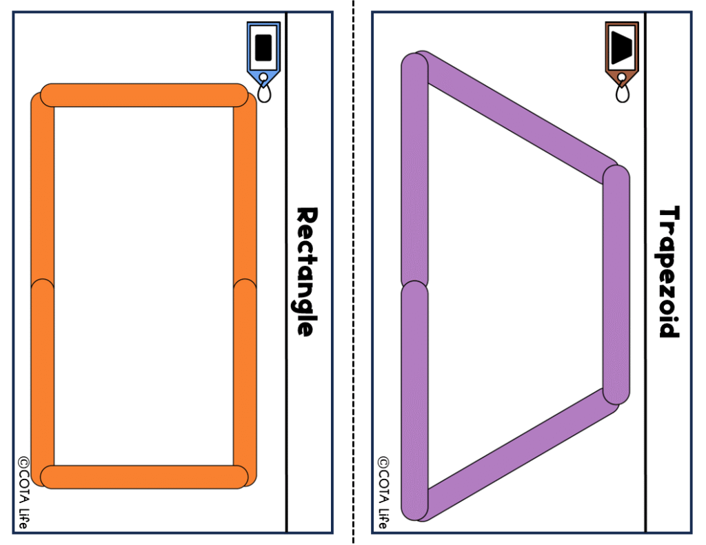 Craft Stick Letter, Number & Shape Cards - The OT Toolbox