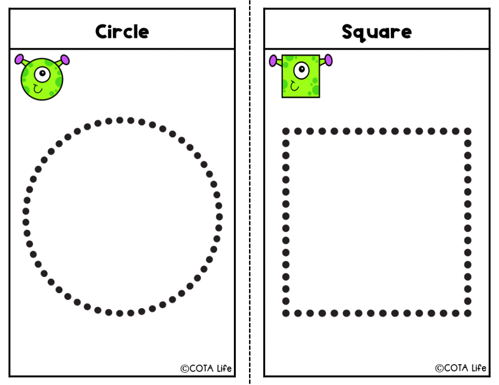 Push Pin Letter, Number & Shape Cards - The OT Toolbox