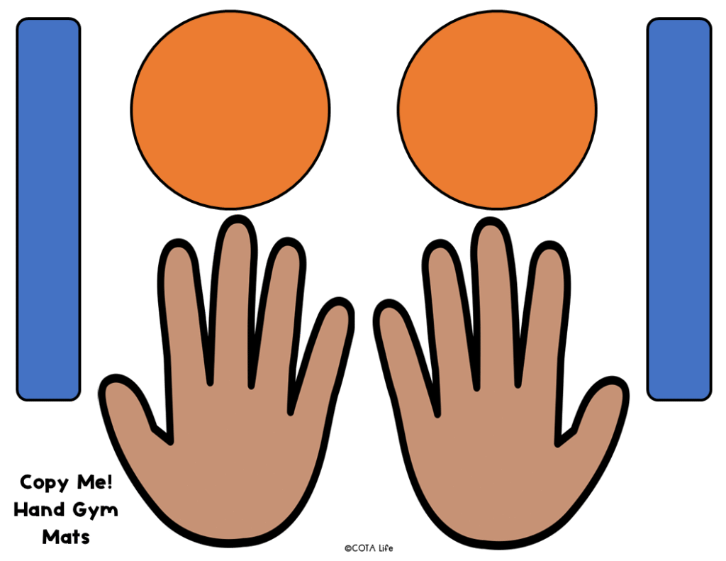 Copy Me! Hand Gym Mats - The OT Toolbox